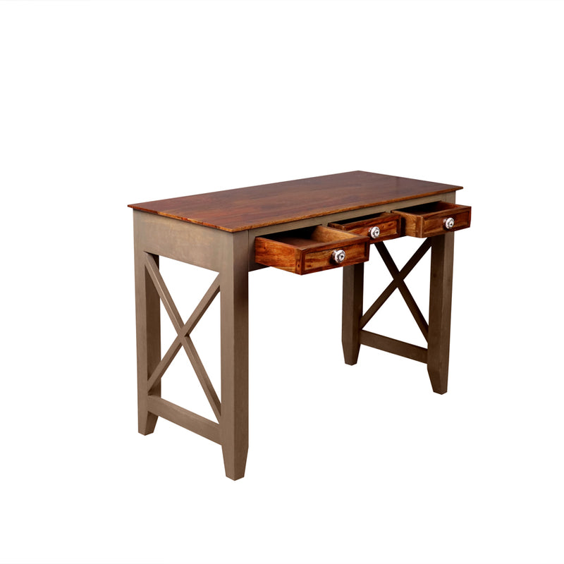 Hank Solid Wood Study Table with Chair – Fabuliv